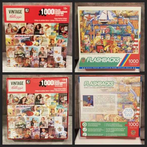 Master Pieces | Games | 2 Jigsaw Puzzles Vintage Kelloggs And ...